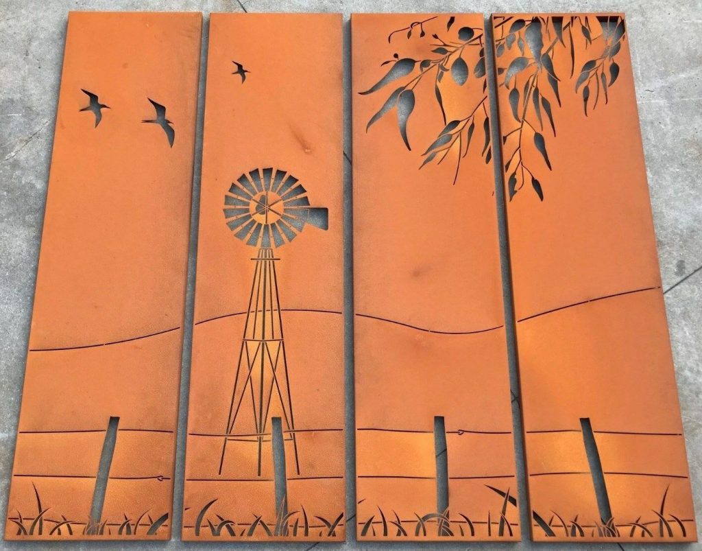 Outback 4 Panel Set - Rusty Look | Associated Metalworks