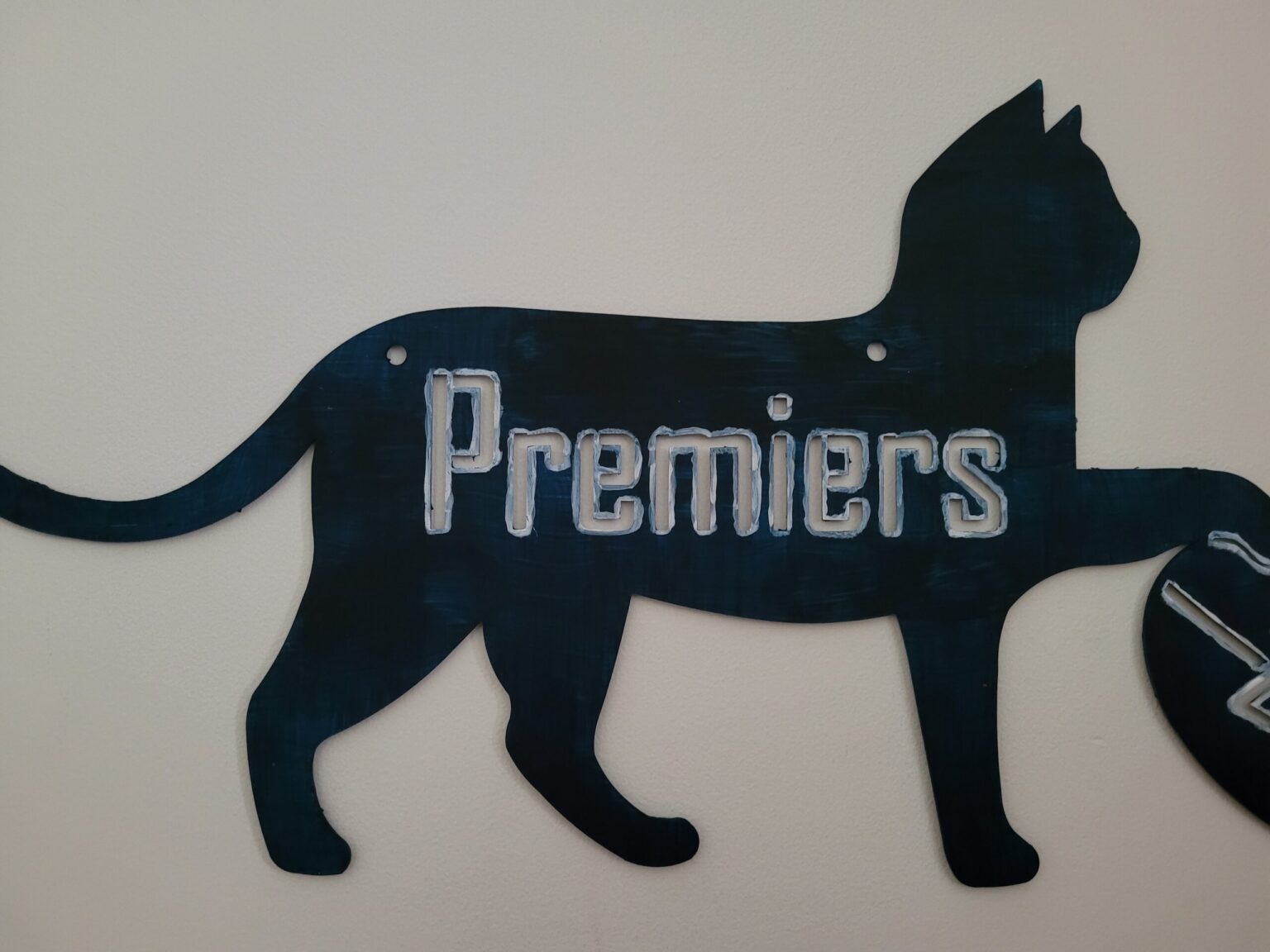Cats Premiers 2022 Aluminium Sign | Associated Metalworks