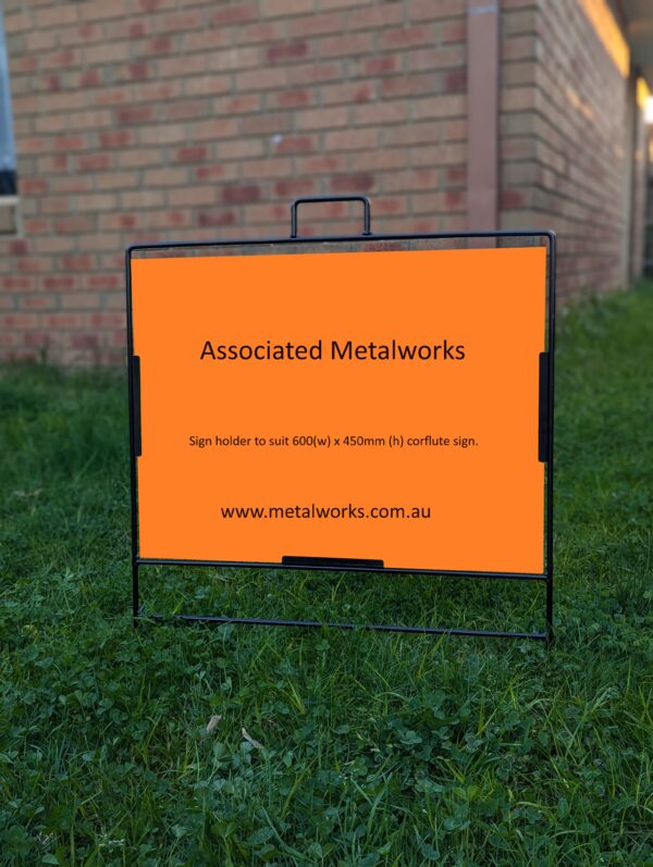 Horizontal Real-Estate Sign Holder | Associated Metalworks